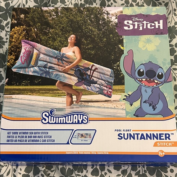 Disney | Other | Disney Stitch Suntanner Pool Float | Poshmark